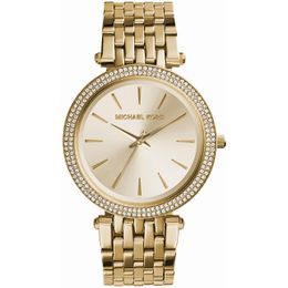 Michael Kors Damen Quarzuhr "DARCI", gold, Armbanduhren, Armbanduhr, Damenuhr, Glassteine, Edelstahlarmband