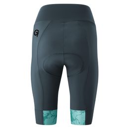 Gonso Damen Fahrradhose "Essential Shorts Kit W", blau, Gr. 34, 80% Polyamid, 20% Elasthan, Hosen, Damen Radhose mit Sitzpolster, Radlerhose mit