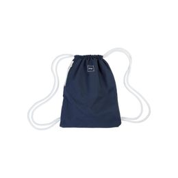 Schultertasche MSTRDS "MSTRDS Unisex Basic Gym Sack", Damen, Gr. onesize, navy, Polyester, unifarben, Taschen Schultertasche