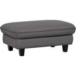 Hocker Home Affaire, B:101cm H:46cm T:65cm, grau, 100% Polyester, Feinstruktur: 75000 Scheuertouren, Struktur 35000 Scheuertouren, Microfaser 40000