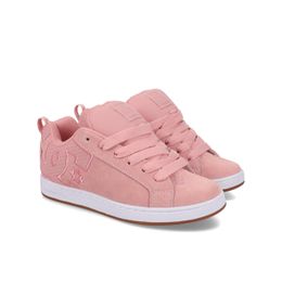 DC Shoes Damen Sneaker "Court Graffik", Gr. 7,5, wei&szlig;, Obermaterial:55, 91% Leder, 38, 75% Synthetik, 5, 34% Microfaser;, Schuhe