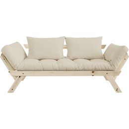 Schlafsofa Karup Design, beige, Wohnzimmer, Sofas, "Bebop", inkl. Futonmatratze