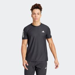 Herren Laufshirt "OWN THE RUN", schwarz, Gr. XXL, adidas Performance, clean, Obermaterial: 86% Polyester, 14% Elasthan, Shirts