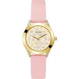 Guess Uhr Damen Gr&ouml;&szlig;e One Size gold / rosa / silber