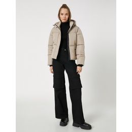 KOTON Jacke Damen Gr&ouml;&szlig;e XL beige Winterjacke