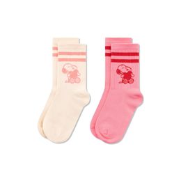 Codello 2 Paar Peanuts Socken Damen Gr&ouml;&szlig;e 36/41 bunt