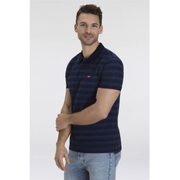 Levi's LEVI'S Herren Poloshirt "HM POLO"rayn stripe schwarz ind,, Basic, Gr. L, Piqu&eacute;, Obermaterial: 100% Baumwolle, Shirts