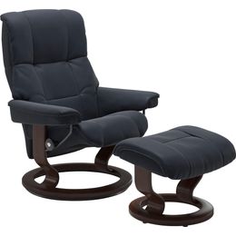 Relaxsessel stressless, B:88cm H:102cm T:77cm, blau, Leder BATICK: BATICK ist ein leicht korrigiertes, durchgef&auml;rbtes und genarbtes M&ouml;belleder, bei