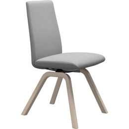 Polsterstuhl stressless, B:49cm H:92cm T:59cm, grau, Microfaser DINAMICA (88% Polyester, 12% Polyurethan), Esszimmer, St&uuml;hle, "Laurel", Low Back,