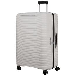 Samsonite Hartschalen-Trolley "UPSCAPE, verschiedene Gr&ouml;&szlig;en und Farben", wei&szlig;, Polypropylen, gestreift, Koffer, Volumenerweiterung Reisegep&auml;ck