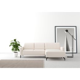 Sit & More Ecksofa SIT & MORE, B:251cm H:84cm T:163cm, beige, Wohnzimmer, Sofas, "Bailando L-Form", wahlweise mit Kopfteilverstellung und Vorziehsitz, motorisch