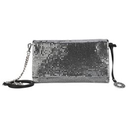 JOOP! JOOP JEANS Damen Clutch "serata luce cadea clutch mhf"gun, Aluminium, Taschen, Schultertasche, Mini Bag, Umh&auml;ngetasche