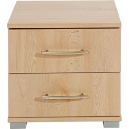 Nachtkonsole Priess, B:41cm H:37cm T:38cm, braun, Holzwerkstoff, Sideboards, "Husum Nachtkonsole in premium Qualit&auml;t Schlafzimmer Schrank", mit 2