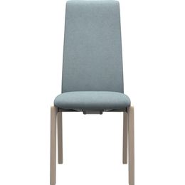Polsterstuhl stressless, B:57cm H:105cm T:60cm, blau, Microfaser DINAMICA (88% Polyester, 12% Polyurethan), Esszimmer, St&uuml;hle, "Laurel", High Back,