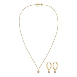 Elli Premium Schmuckset Damen Gr&ouml;&szlig;e 40 gold