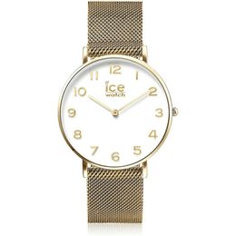 Ice Watch Uhr 'Ice City Milanese' Herren Gr&ouml;&szlig;e One Size gold / wei&szlig;