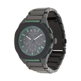Armani Exchange Uhr 'SYNC' Herren Gr&ouml;&szlig;e One Size gr&uuml;n / schwarz