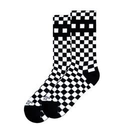 American Socks Socken 'Checkerboard B/W - Mid High' Herren Gr&ouml;&szlig;e 19/55 wei&szlig;