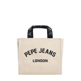 Pepe Jeans Handtasche 'Trisha' Damen Gr&ouml;&szlig;e One Size beige / schwarz