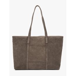Estro Shopper 'Estro ER00118651' Damen Gr&ouml;&szlig;e B: 52 cm x H: 36 cm x T: 24 cm taupe