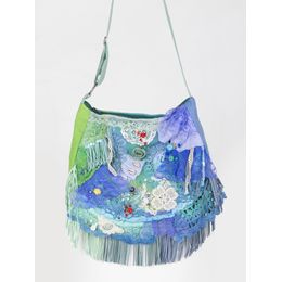 Sophia Pirrera Handtasche 'Favignana' Damen Gr&ouml;&szlig;e 31 cm x 24 cm x 20cm blau