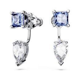Swarovski Ohrringe Damen Gr&ouml;&szlig;e One Size blau / silber / transparent