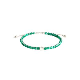 Samapura Jewelry Armband 'Smaragd' Damen Gr&ouml;&szlig;e 16 gr&uuml;n