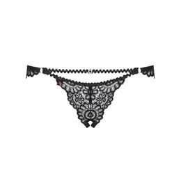 Obsessive Panty 'Mixty crotchless panties' Damen Gr&ouml;&szlig;e L/XL schwarz Winterschuhe