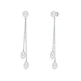 Valero Pearls Ohrringe Damen Gr&ouml;&szlig;e One Size silber / perlwei&szlig;