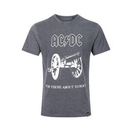 Recovered T-Shirt 'ACDC 'For Those About Rock'' Herren Gr&ouml;&szlig;e XXL dunkelgrau