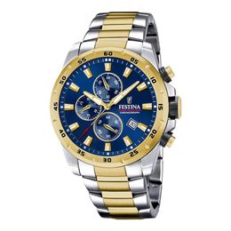 Festina Uhr Herren Gr&ouml;&szlig;e One Size navy / gold / silber