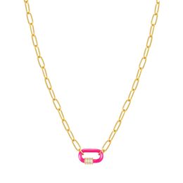 Ania Haie Kette Damen Gr&ouml;&szlig;e One Size gold / pink