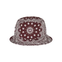 Flexfit Damen Fischerhut "Flexfit Accessoires Bandana Print Bucket Hat", braun, 100% Baumwolle, H&uuml;te