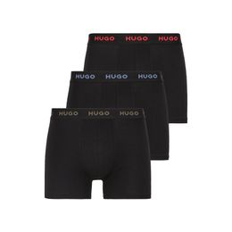 HUGO UNDERWEAR Herren Boxer "BOXERBR TRIPLE", Gr. S, bunt, Jersey, Obermaterial: 95% Baumwolle, 5% Elasthan, Unterhosen, mit elastischem Bund
