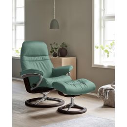Relaxsessel stressless, B:79cm H:103cm T:73cm, gr&uuml;n, Leder BATICK: BATICK ist ein leicht korrigiertes, durchgef&auml;rbtes und genarbtes M&ouml;belleder, bei