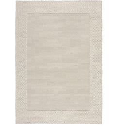 Teppich FLAIR RUGS, B:120cm H:10mm L:170cm, beige, Kunstfaser, Wolle, Wohnzimmer, Teppiche, "Rue", aus einem Wollmischgewebe, handgearbeitet