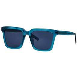 Sonnenbrille Tom Tailor "Tom Tailor Sonnenbrille", Damen, cyber blau transparent, Sonnenbrillen Sonnenbrille