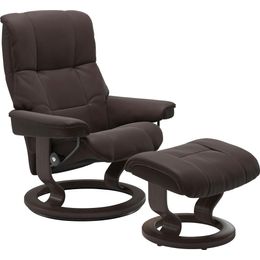 Relaxsessel stressless, B:75cm H:99cm T:73cm, braun, Leder BATICK: BATICK ist ein leicht korrigiertes, durchgef&auml;rbtes und genarbtes M&ouml;belleder, bei