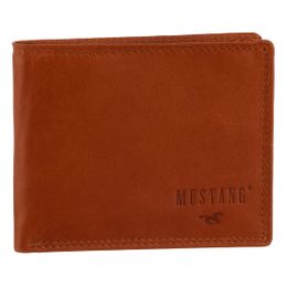 Mustang Damen Geldb&ouml;rse "Udine leather wallet side opening", braun, Leder, unifarben, Kleinlederwaren, mit RFID-Schutz