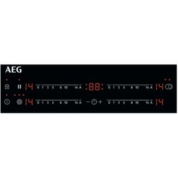 AEG Elektro-Kochfeld, schwarz, B:57,6cm T:51,6cm, Kochfelder, Autarkes Kochfeld: Erweiterbare Kochzonen f&uuml;r gro&szlig;e Pfannen und T&ouml;pfe