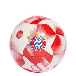 adidas Performance Fu&szlig;ball 'FC Bayern M&uuml;nchen Club' Herren Gr&ouml;&szlig;e 5 blau / bronze / rot / wollwei&szlig;