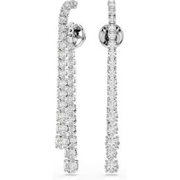 Swarovski Ohrringe Damen Gr&ouml;&szlig;e One Size silber