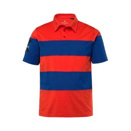 Boston Park Poloshirt Herren Gr&ouml;&szlig;e L/XL blau / orangerot