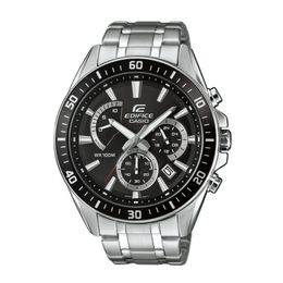Casio Analoguhr 'EFR-552D-1AVUEF' Herren Gr&ouml;&szlig;e One Size schwarz / silber