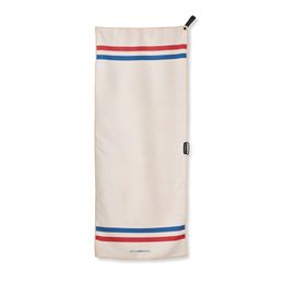Woodsandwaves Handtuch Damen Gr&ouml;&szlig;e 125cm x 50cm royalblau / rot / offwhite