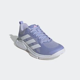 Damen Hallenschuh "COURT TEAM BOUNCE 2.0", adidas Performance, Gr. 41, lila, Synthetik, Textil, Schuhe, Volleyballschuh