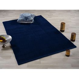 Hochflor-Teppich, B:200cm H:30mm L:290cm, blau, Gallery M BRANDED BY MUSTERRING, Kunstfaser, Teppiche, "Solo", besonders weich durch Microfaser,