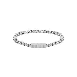 Lacoste Herren Armband "Schmuck Edelstahl Armband Venezianerkette L'ESSENTIEL", 19cm, Edelstahl, silber, Edelstahl, Armb&auml;nder