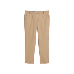 Marc O'Polo MARC O'POLO Damen Chinohose "aus elastischem Baumwoll-Twill", braun, Gr. 46, unifarben, Twill, Obermaterial: 97% Baumwolle, 3% Elasthan, Hosen