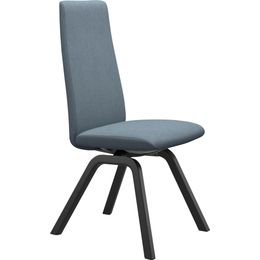 Polsterstuhl stressless, B:49cm H:105cm T:60cm, blau, Microfaser DINAMICA (88% Polyester, 12% Polyurethan), Esszimmer, St&uuml;hle, "Laurel", High Back,